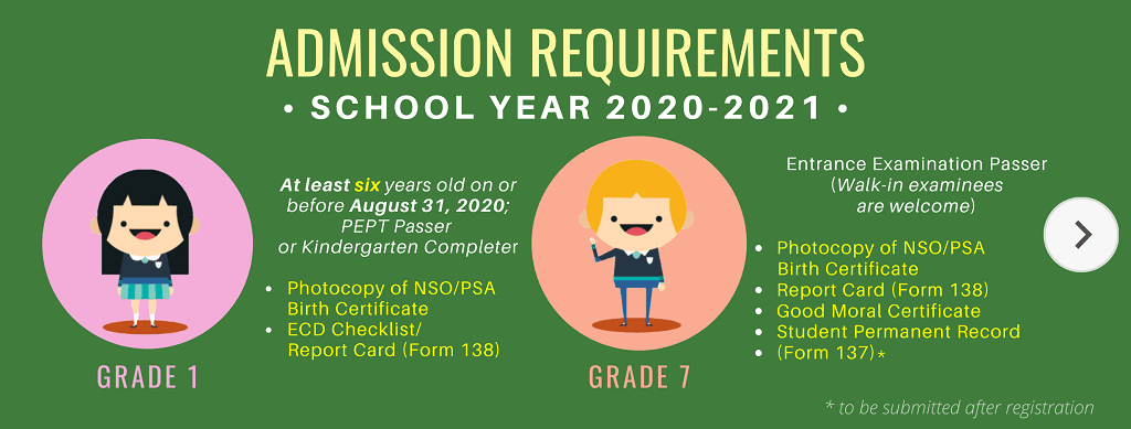 Requirements - CamSci — Camarines Science Oriented High School (CSOHS)